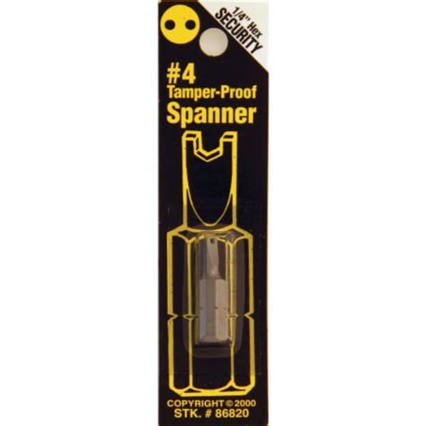 Best Way Tools 4 Spanner Security 1 In 1 4 In Hex Screwdriver Bit 86820 4spannersecurity