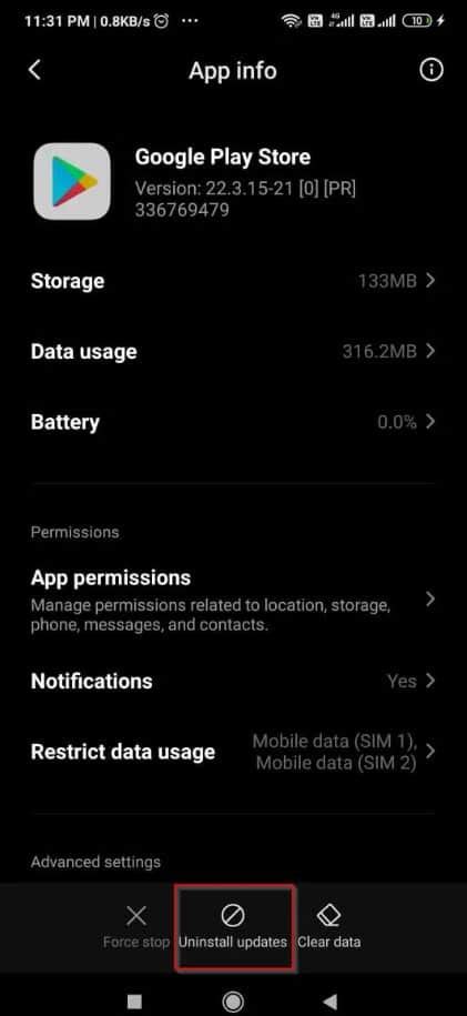 Ways To Fix Error Checking For Updates On Google Play Store