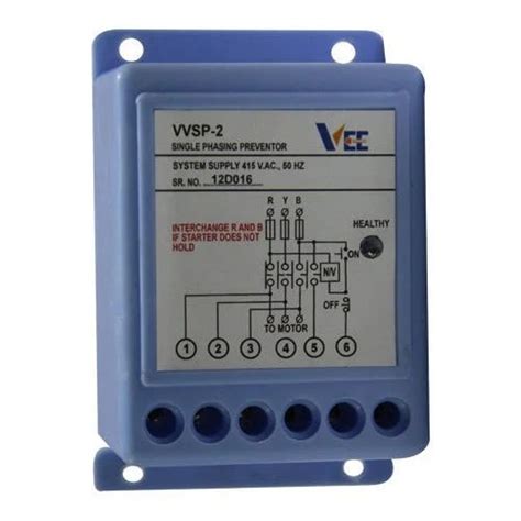 Single Phase Preventer Circuit Diagram