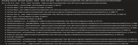 Liveshare Extension Errors In Console · Issue 7296 · Microsoft
