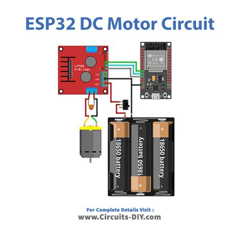 Dc Motor Control Using L N Motor Driver Esp