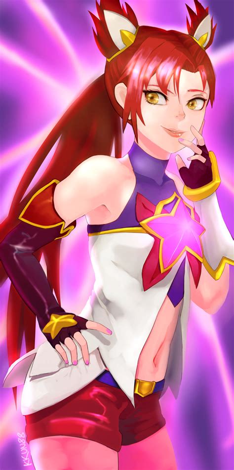 Jinx And Star Guardian Jinx League Of Legends Drawn By Kkun Danbooru