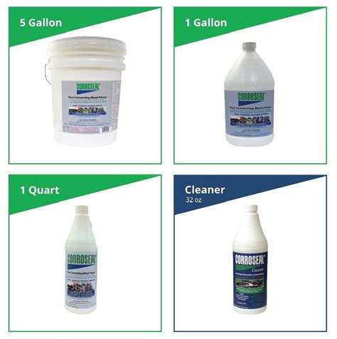 Corroseal 82320 Water Based Rust Converter Metal Primer Rust Converter