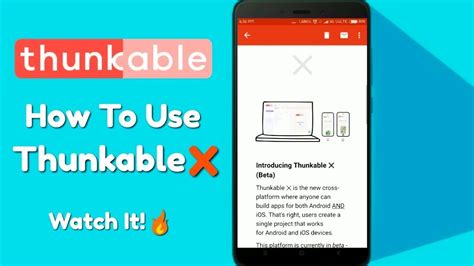 How To Use Thunkable X Features Introducing Thunkable X Specification Thunkable X Youtube