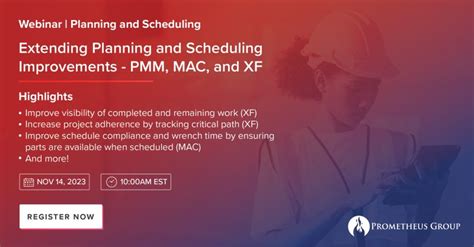 Want To Forecast Preventative Maintenance With Prometheus Planning And Scheduling Prometheus