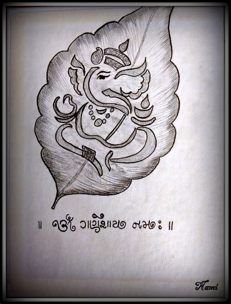 Easy Pencil Drawings Of Lord Ganesha Pencildrawing2019