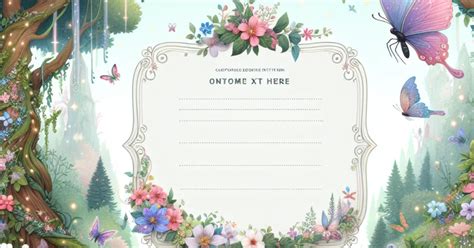 Convite de aniversário jardim encantado para editar online