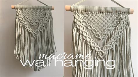 Diy Macrame Wall Hanging For Beginners Easy Macramé Wall Hanging