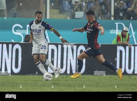 During Genoa Cfc Vs Hellas Verona Fc 3Â° Serie A Enilive 2024 25 Game