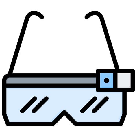 Ar Glasses Generic Outline Color Icon