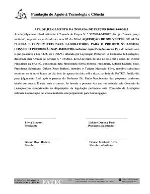 Preenchível Disponível fatecsm org Fundao de Apoio Tecnologia e Cincia