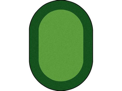 All Around Oval Classroom Rug 54”x78” Shapes And Solid Rugs