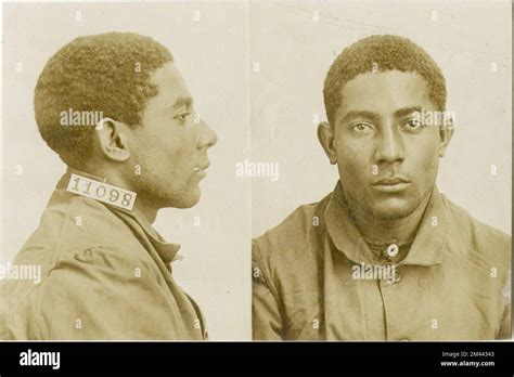 Photograph Of Nathan Walker Bureau Of Prisons Inmate Case Files Stock
