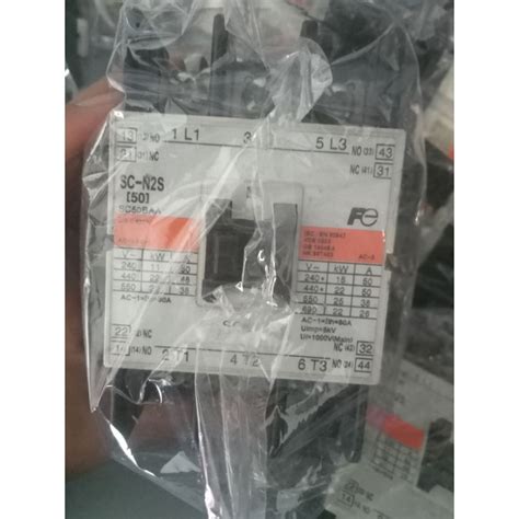 Jual Magnetic Contactor Fuji S N2s Kontaktor Fuji Scn2s Shopee Indonesia