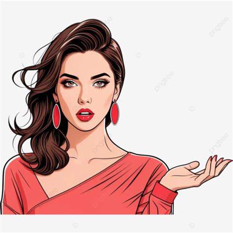 긴 머리를 가진 여성 삽화 요소 설계 Png 일러스트 및 이미지 에 대한 무료 다운로드 Pngtree