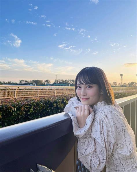 森田真理華さんのインスタグラム写真 森田真理華instagram「初めての中京競馬場🥂 プライベートで行ってきました🧸 きさらぎ賞で3