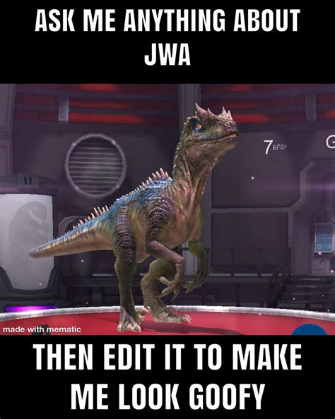 Goofy Questions To Ask Me R Jurassicworldalive