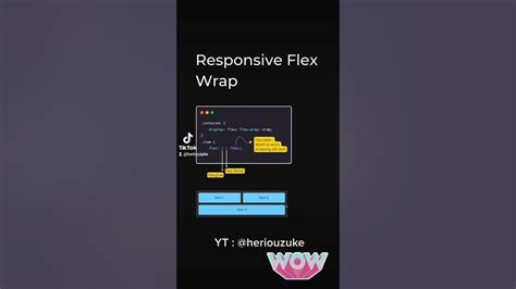 Responsive Flex Wrap Css Youtube