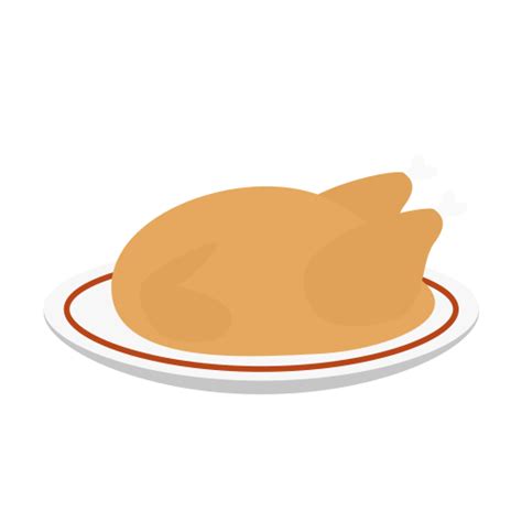 Icono De Pollo Asado Generic Color Fill