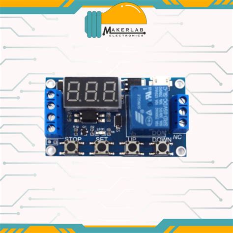 Xy J Time Delay Relay Module Switch Trigger Circuit Timer Cycle Adjustable Dc V V V