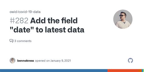 Add The Field Date To Latest Data Issue Owid Covid Data