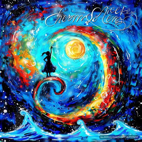 Ai创作图旋涡星空装饰画 梦境爱丽丝环游大海 漩涡星空展板 奇幻爱丽斯仙境插画 幻想梦境插画 魔幻装饰画 星辰大海女孩背影 星空小女孩 漩涡浪漫星空 梦幻儿童插画 梦幻星空插画 梦想象世界梦幻