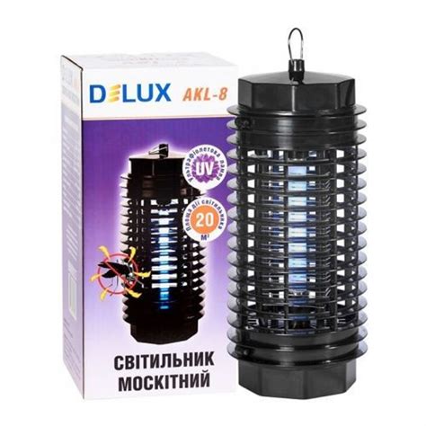 Уничтожитель насекомых DELUX 1х4Вт 20м2 AKL 8 фото отзывы
