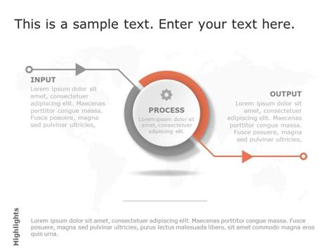 Input Output Process Powerpoint Brand Strategy Template Marketing Riset