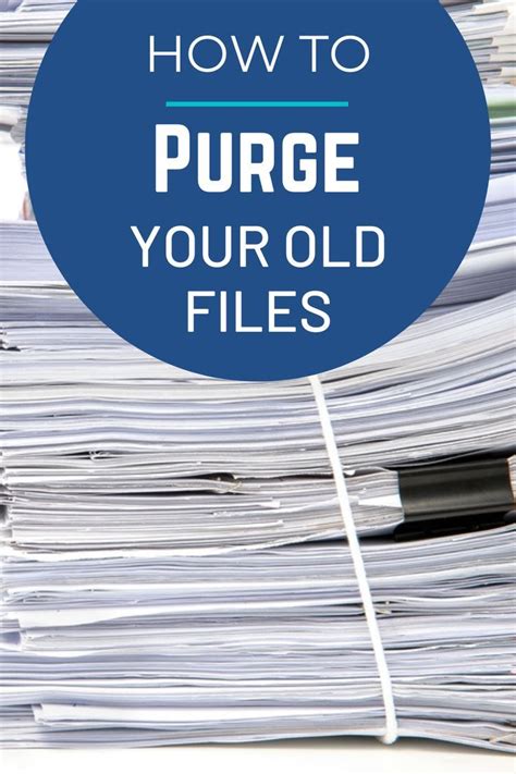 How To Declutter Old Files Declutter Paper Decluttering Paper Clutter