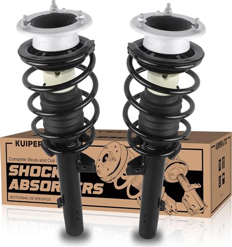 Amazon.com: KUIPERAUTO 11374 11373 Complete Front Struts Coil Spring ...
