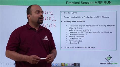 Sap Pp Mrp Run Youtube