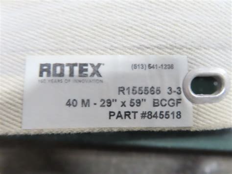 Rotex Screener Sifter Separator Model 201a Msms