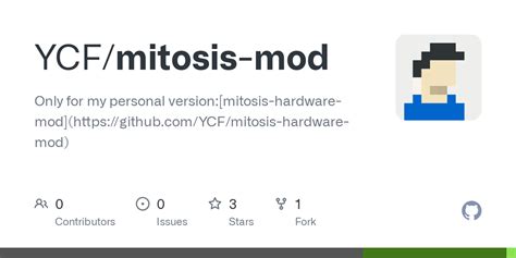 Github Ycf Mitosis Mod Only For My Personal Version Mitosis