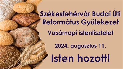 Vasárnapi istentisztelet YouTube