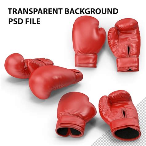 Gants De Boxe PNG PSD Premium
