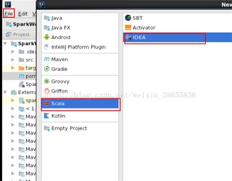 Intellij Idea Linux环境下 新建maven（java）和scala工程用linux中的idea创建maven工程执行p95