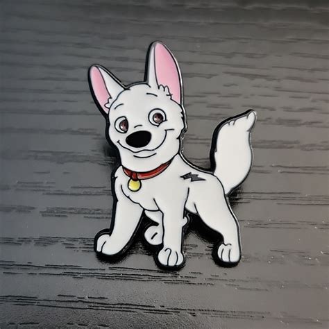 Disney Accessories Disneys Bolt Inspired Enamel Pin Poshmark