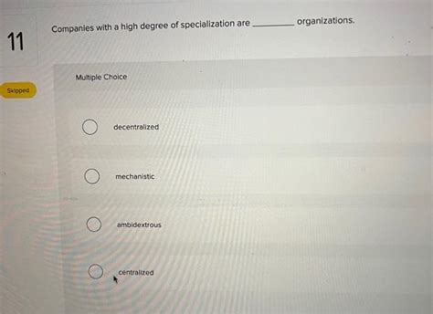 Solved One Disadvantage Of A Functional Structure Is That It