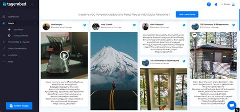 How To Embed Social Media Feed On Webflow Website Tagembed