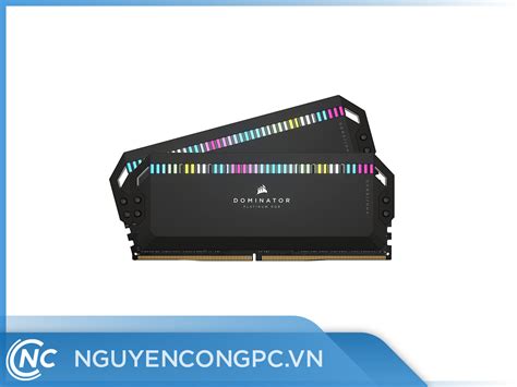 Kit Ram Corsair Dominator Platinum Rgb Black 64gb 2x32gb Ddr5 5600mhz