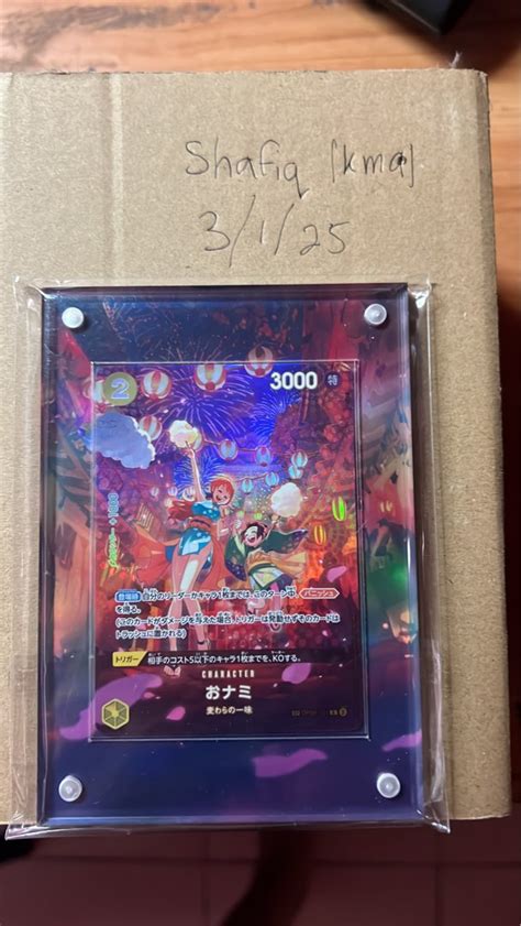 Sp Onami Optcg Hobbies And Toys Toys And Games On Carousell