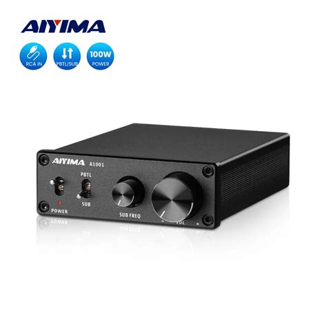 AIYIMA-Amplificador de Subwoofer TPA3116, Amplificador de potencia de ...