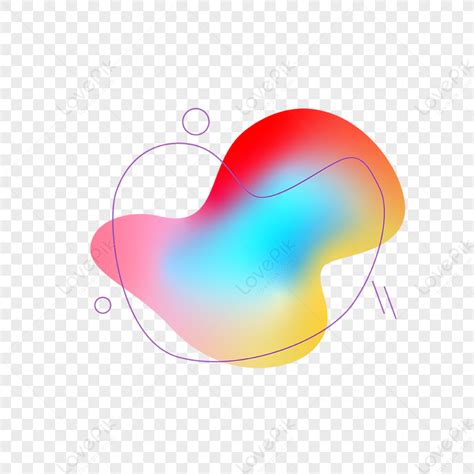 심장 모양의 라인 네온 그라디언트 유체 텍스트 상자 하트 일러스트상표현대의 Png 일러스트 무료 다운로드 Lovepik