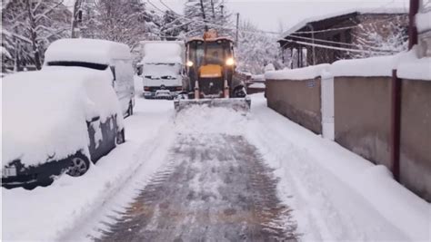 საჩხერის მუნიციპალიტეტში დიდთოვლობის გამო 12 სოფელი ჩაიკეტა სპეციალური