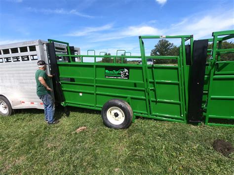 All Purpose Portable Livestock Loading Chute Real Tuff