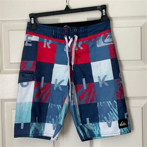 Quiksilver Swim Quicksilver Boys Swim Trunks Size L With Pockets