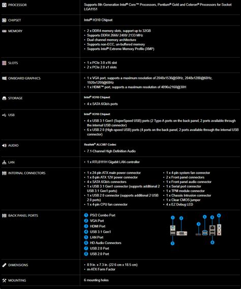 Buy MSI H310M Pro-VH Motherboard [H310M-PRO-VH] | PC Case Gear Australia