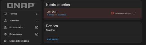QNAP Integration Configuration Home Assistant Community