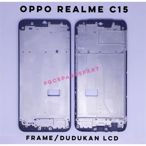 Jual Original Frame Bezzel Tulang Tengah Oppo Realme C15 Bejel Bezel