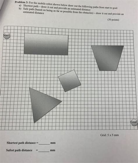 solved problem 3 for the mobile robot shown below draw out